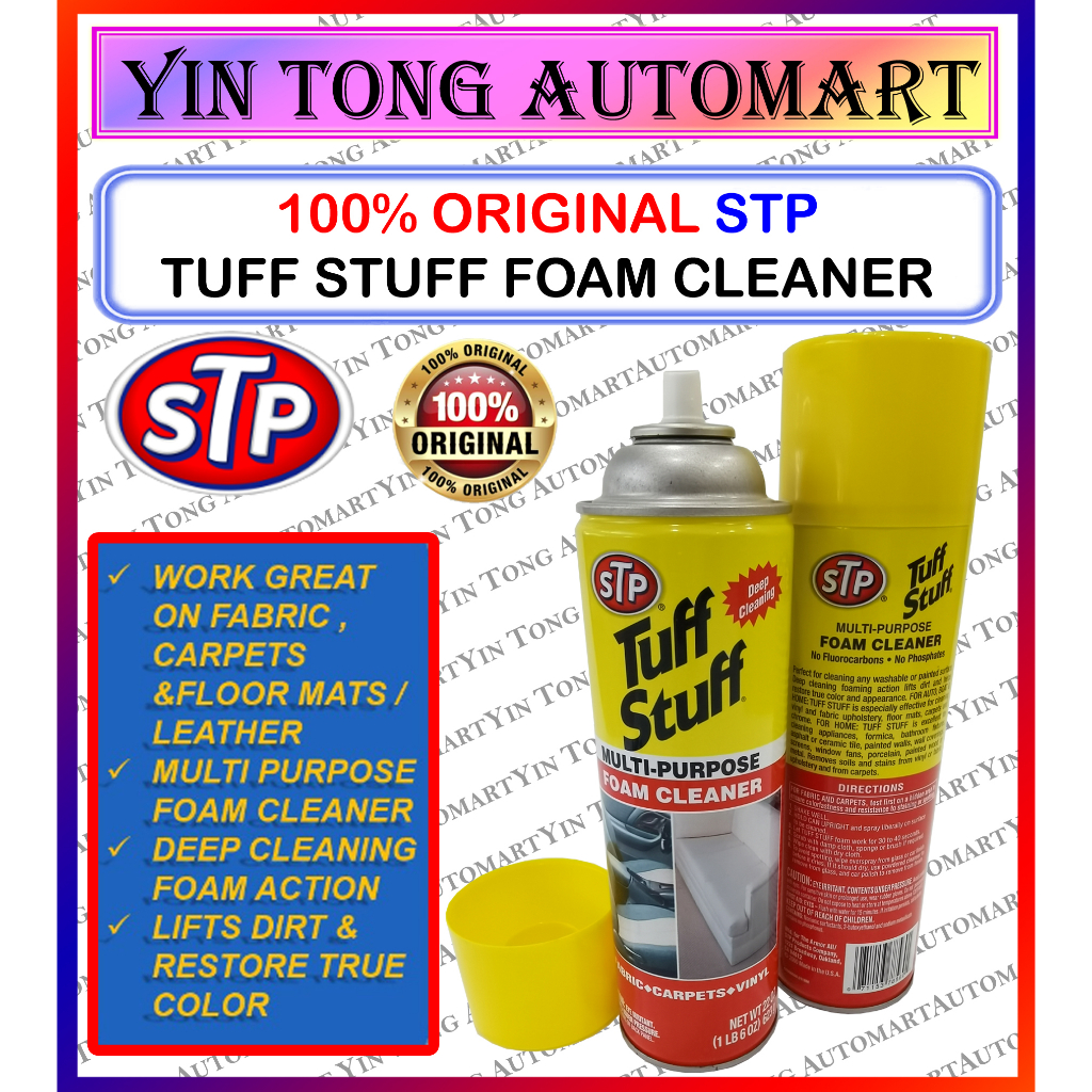 100% ORIGINAL STP Tuff Stuff Multi-Purpose Foam Cleaner 623g - 1BTL | Shopee Malaysia