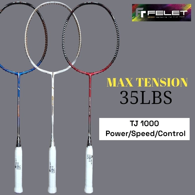New Arrivals Felet Tj 1000 Power/Speed/Control Original Badminton ...
