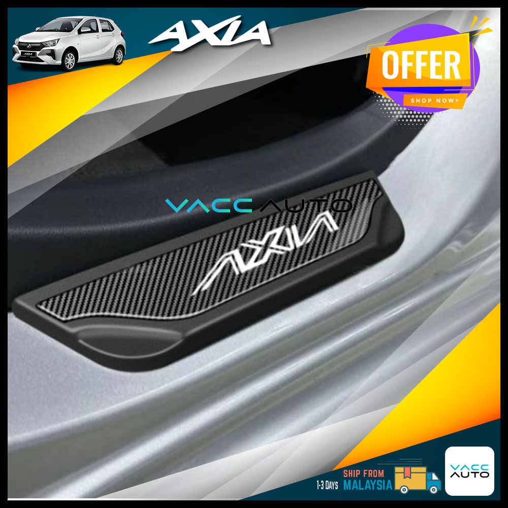 Perodua Axia 2nd Gen A300 2023 2024 OEM Door Step Scuff Plate Car Door ...