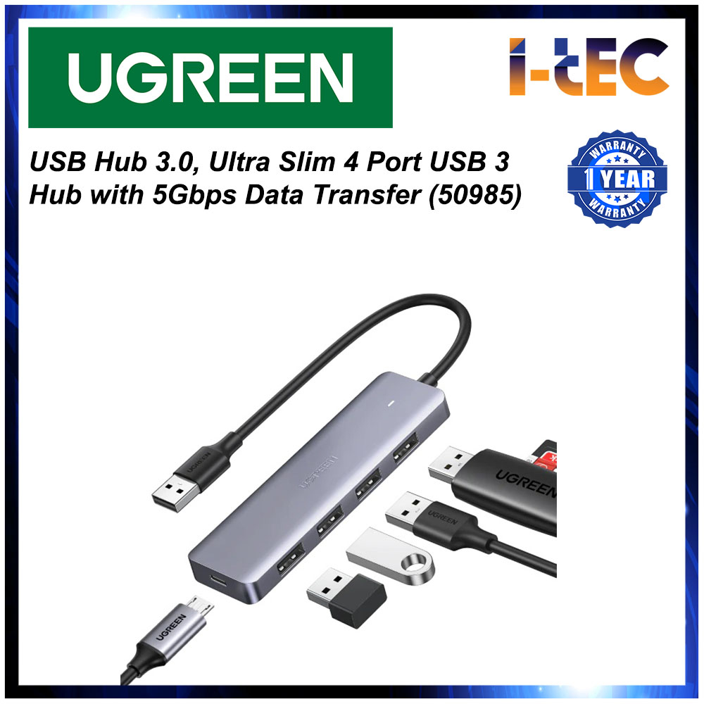 UGREEN USB 4-Port HUB(50985) | Shopee Malaysia