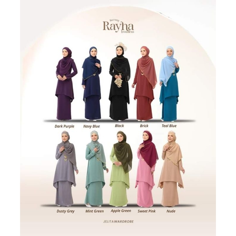 KURUNG RAYHA IRONLESS | Shopee Malaysia