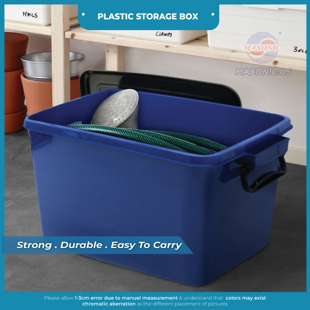 MAXONIC 45L PLASTIC STORAGE BOX | KOTAK SIMPANAN PLASTIK | STORAGE ...