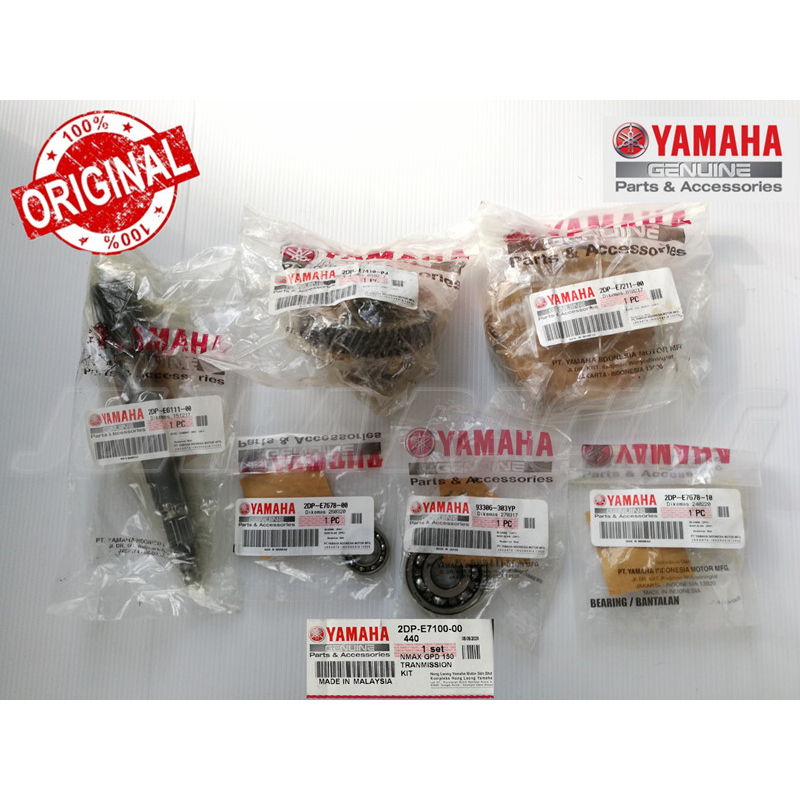 NMAX TRANSMISSION GEAR KIT / ENGINE GEAR BOX SET 100% ORIGINAL FROM ...