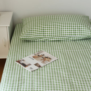 Muji style Bedsheet Cotton king Queen 4in1 bedding set Super Single ...