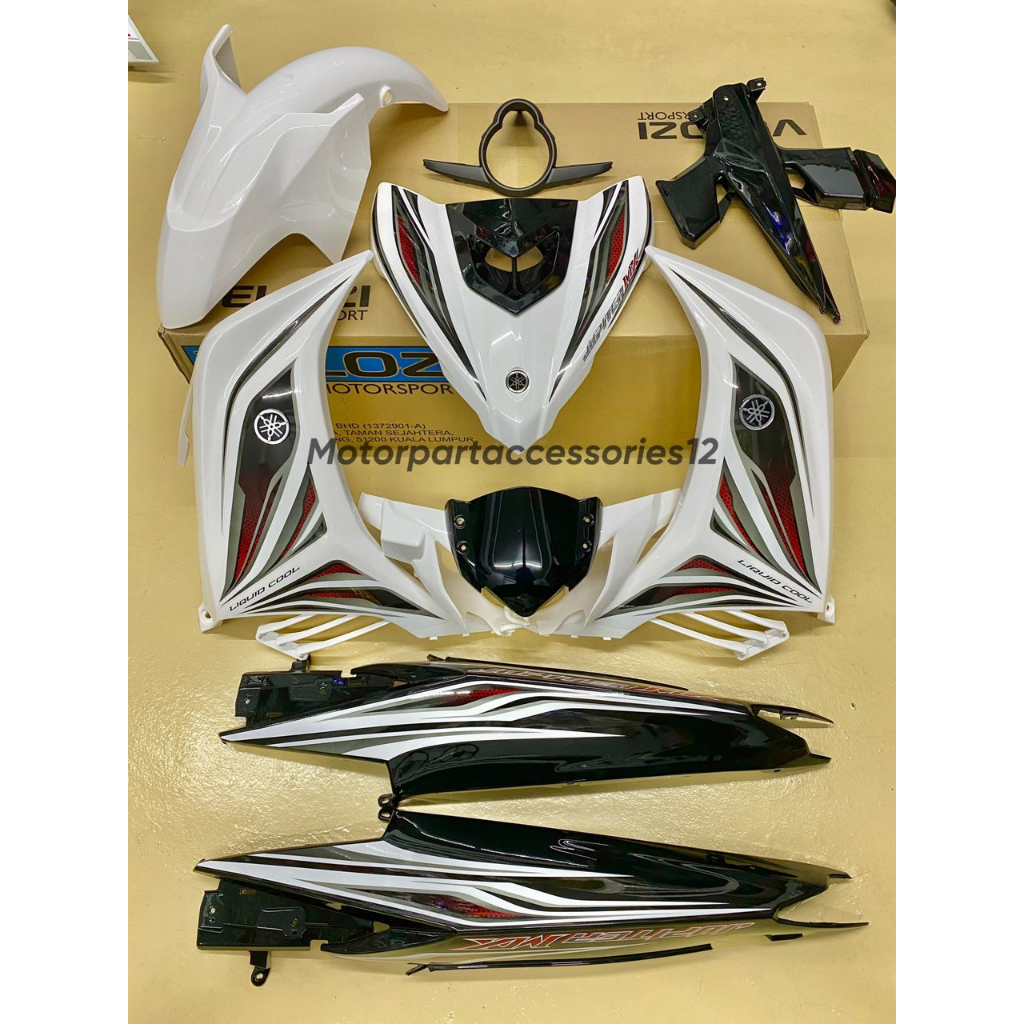 COVERSET 135 LC AURORA PUTIH | Shopee Malaysia