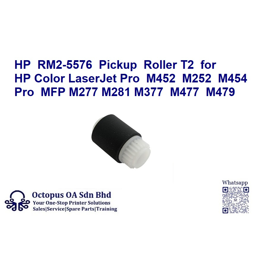 HP RM2-5576 Pickup Roller T2 for HP Color LaserJet Pro M452 M252 M454 Pro MFP M277 M281 M377 ...