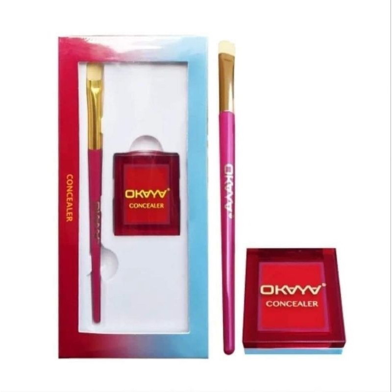 🎁OKAYA CONCEALER WITH BRUSH MUA BELLAZ BELLA PARK | Shopee Malaysia