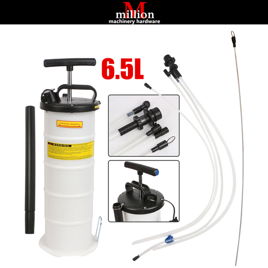 6.5L Manual Oil Extractor Pump Pneumatic Evacuator Vacuum Pump Fluid Extractor Engine Oil Brake ...