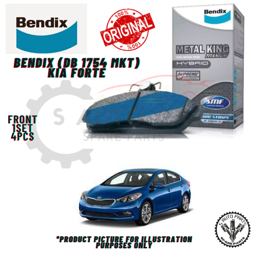 KIA FORTE FRONT BENDIX METAL KING TITANIUM BRAKE PAD | Shopee Malaysia