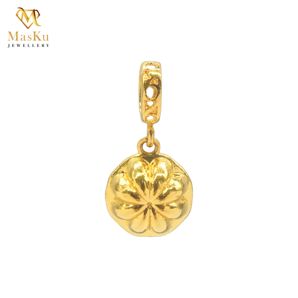MasKu Jewellery 22K / 916 Charm Kuih Bahulu MKJH180683 | Shopee Malaysia