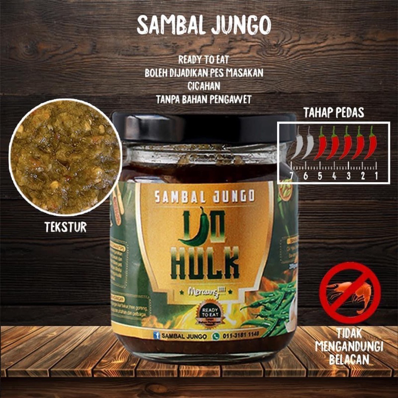 Sambal Ijo Hulk (Sambal Cili Hijau) | Shopee Malaysia