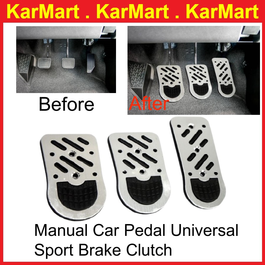Non-Slip Car Pedal Universal Sports Automatic Series Brake Gas Pedal ...