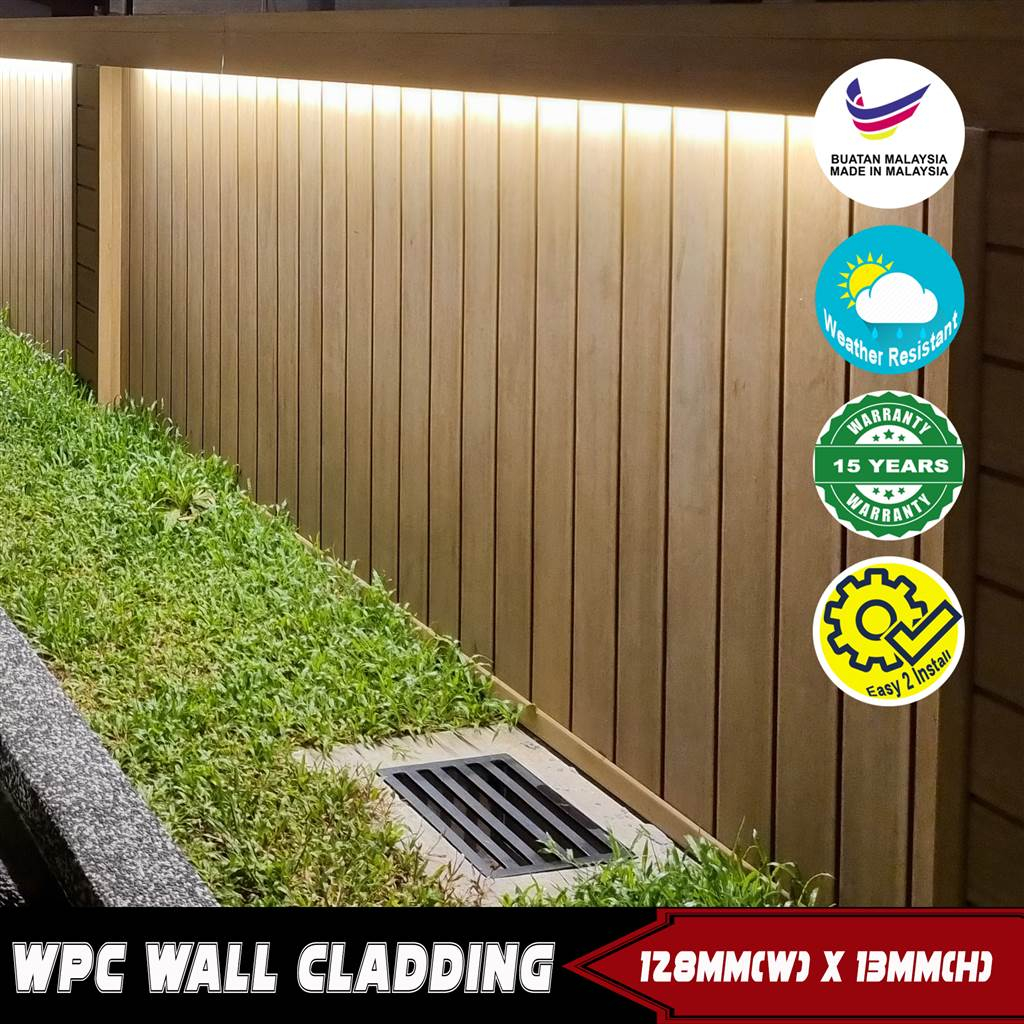 BOISDECK WPC Wood Composite Double Layer Cladding (PREMIUM QUALITY) | Shopee Malaysia