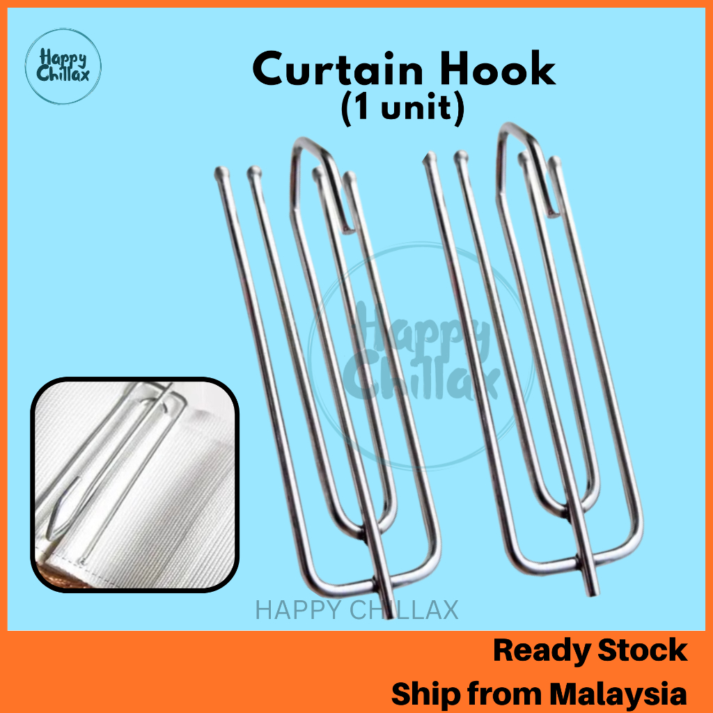 Curtain Hook Window Cangkuk Langsir Besi Tingkap | Shopee Malaysia