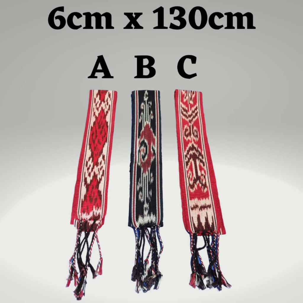 【READY STOCK】Selampai Kain Tenun Pua Kumbu 6cm x 130cm | Shopee Malaysia