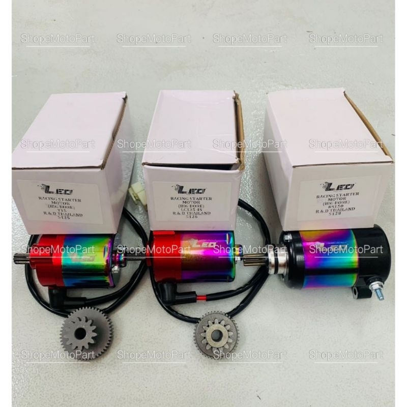 LC135 4S/5S Y15 Y15ZR RS150 Racing Starter Motor BIG BORE WITE STARTER ...