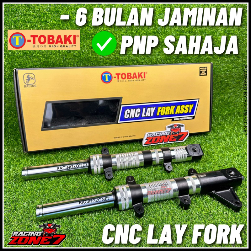 ORIGINAL TOBAKI CNC LAY FORK/ LC135 4S 5S / Y15 Y16 SRL110/SRL115 Fi/ LC135/ EX5/Wave125 RS150 ...