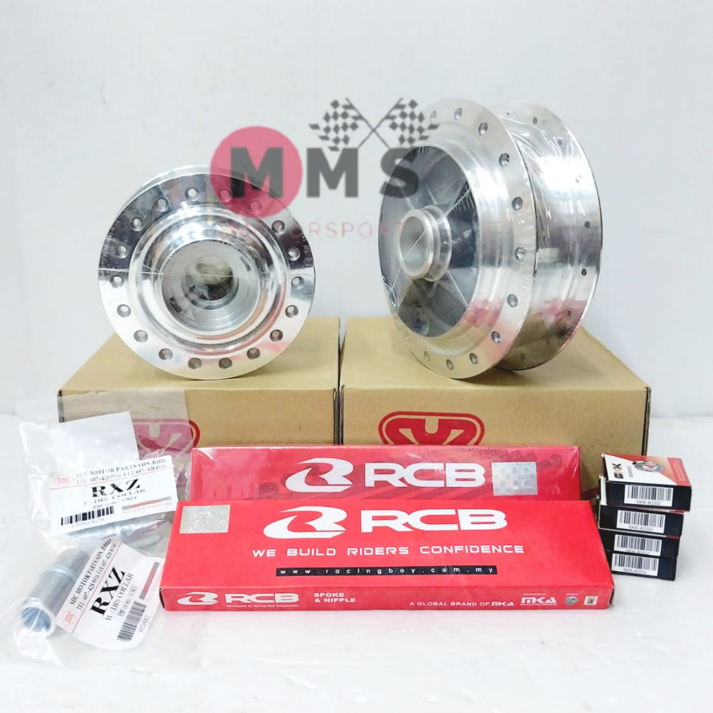 RXZ Set Hub/Gantang SYS, RCB Lidi/Spoke, Bearing, Collar Bush Complete ...