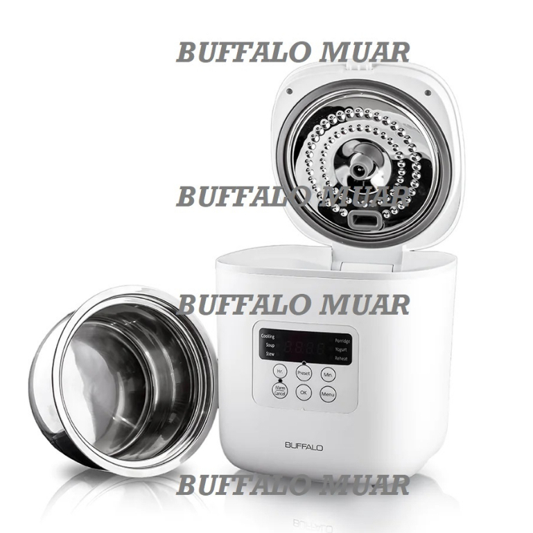 Tiantian Buffalo 0.6L Stainless Steel Inner Pot Mini Smart Cooker | 1 ...