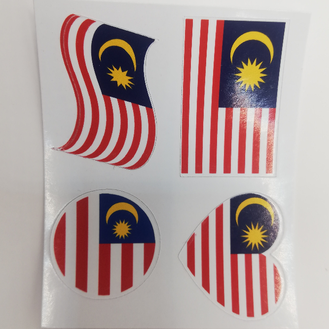 STICKER PIPI Bendera Malaysia dan logo Malaysia Madani | Shopee Malaysia