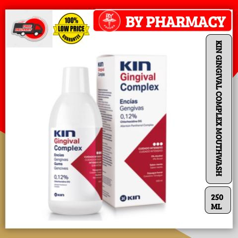 KIN Gingival Complex Mouthwash 250mL (Exp: 04/2027 Chlorhexidine 0.12% ...