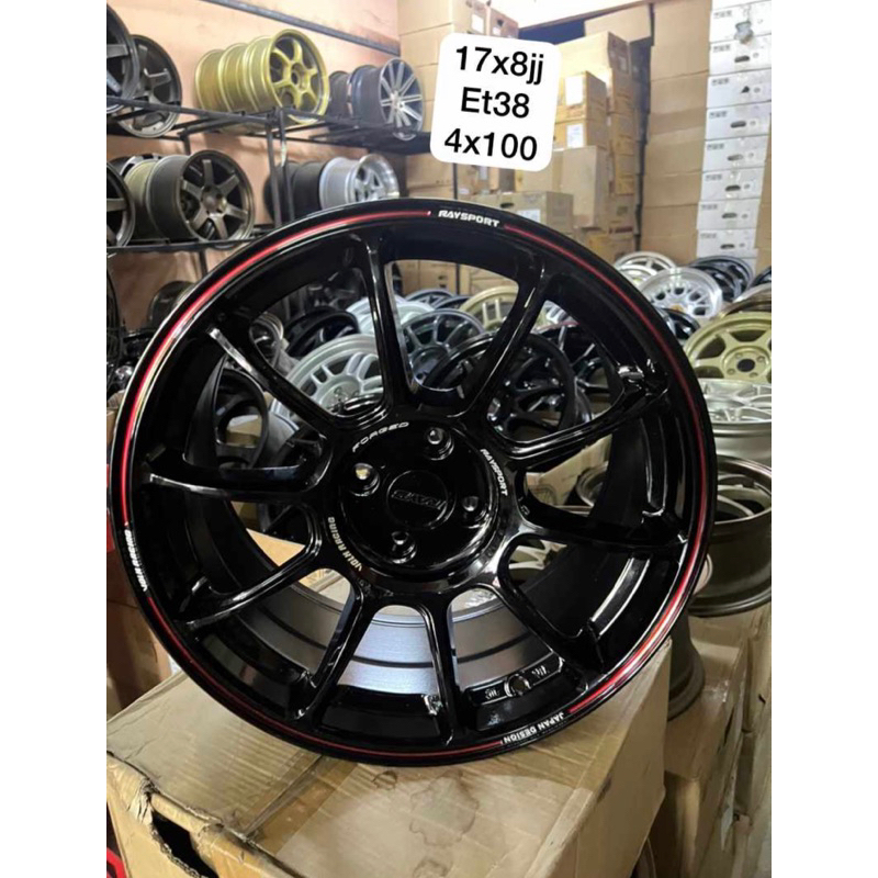 rim ze40 17x8jj Thailand 4x100 4x114 | Shopee Malaysia