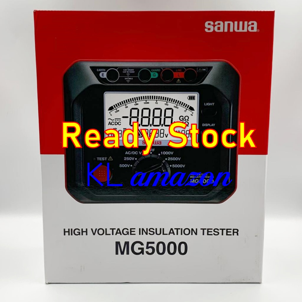 (Direct from Japan) Sanwa MG5000 Insulation Tester 5KV HIGH VOLTAGE ...