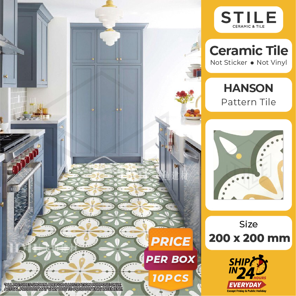 [REAL TILE] 10 PCS HANSON MOSAIC TILES/MOZEK/CERAMIC TILES/MOZEK DAPUR ...