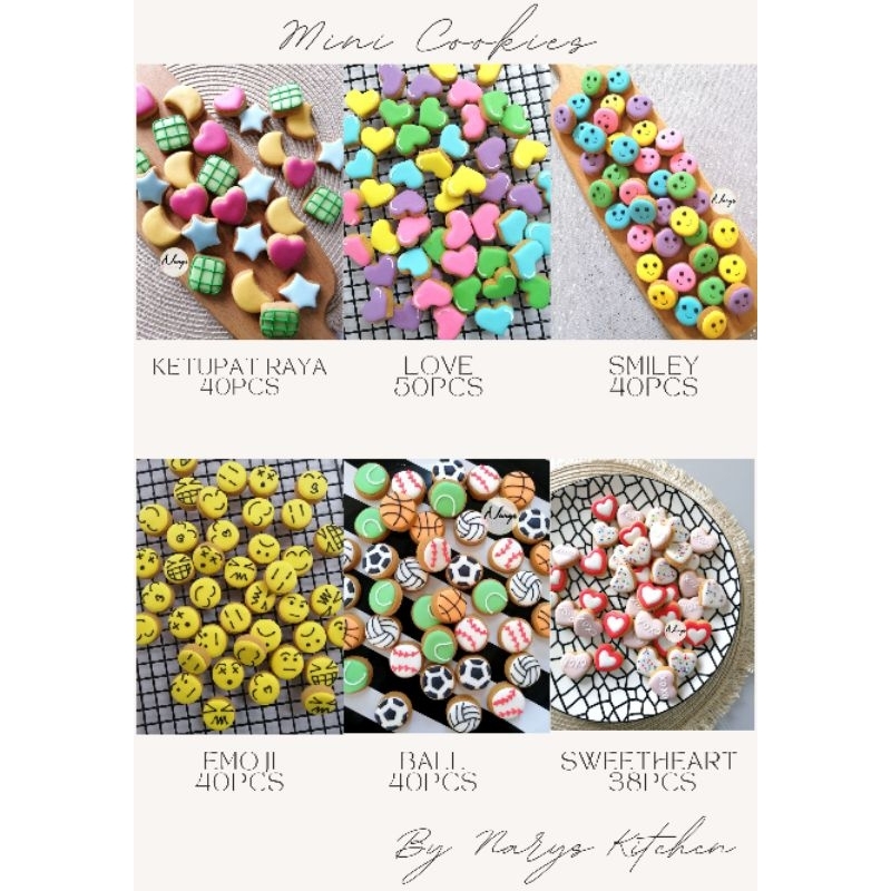 MINI SUGARCOOKIES FANCYCOOKIES /NARYS KITCHEN / KETUPAT RAYA/ LOVE ...