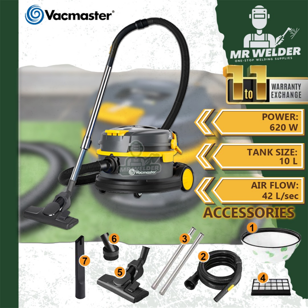 VACMASTER CDM0610P PROFESSIONAL 10L SUPER SILENT QUIET LOW NOISE HOTEL ...