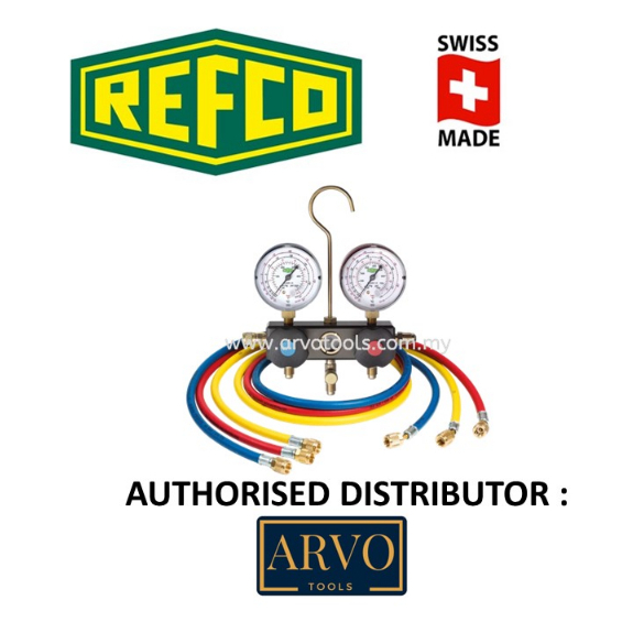 REFCO BM2-6-DS-R134A-CCL-60 MANIFOLD SET (R134A/404A/507) | Shopee Malaysia