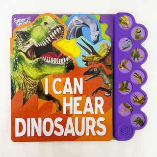 I Can Hear Dinosaurs Sound Board Book With 10 Buttons To Learn All ...