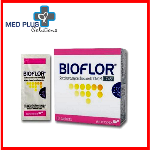 Bioflor Saccharomyces Boulardii CNCM I-745 250mg 10 Sachets (Exp:8/2026 ...