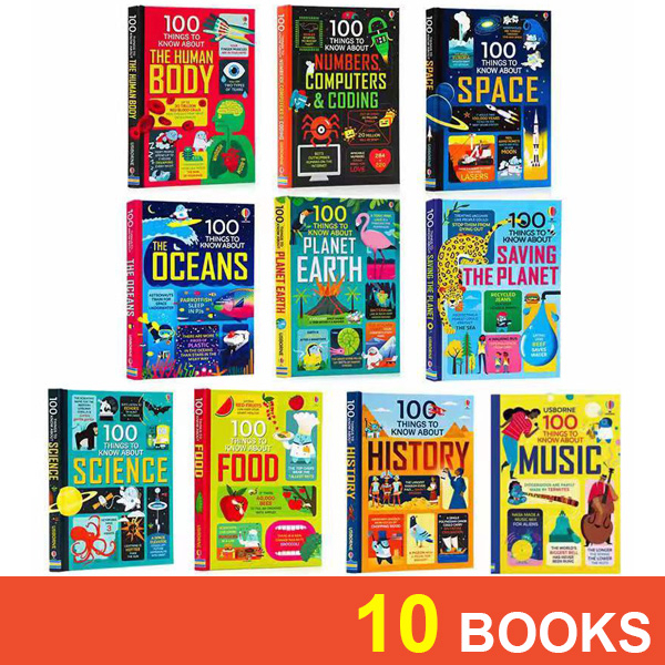 [Ready Stock] Usborne 100 Things to know about Series (10 Books ...