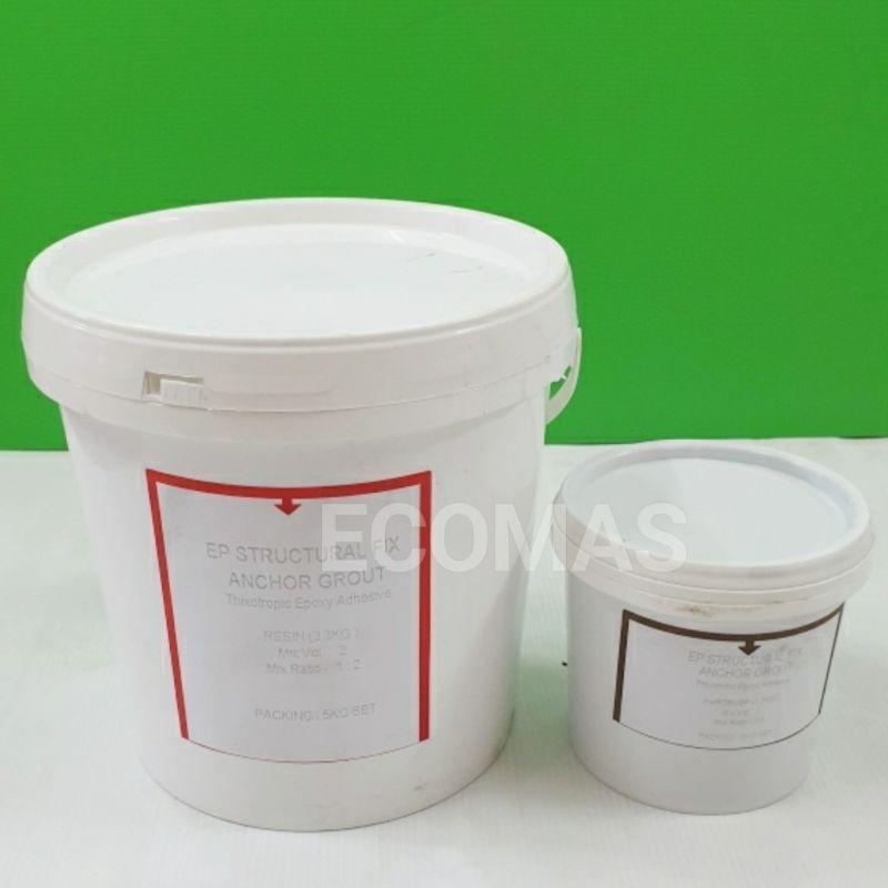 EP STRUCTURAL FIX ANCHOR GROUT (5KG SET) - Two Pack Thixotropic Epoxy ...