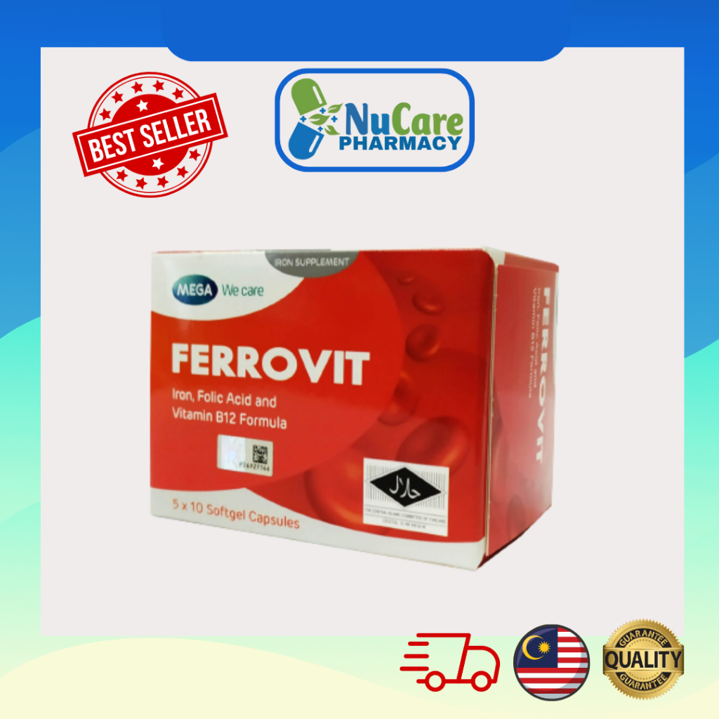 MEGA FERROVIT 50'S BOX | Shopee Malaysia