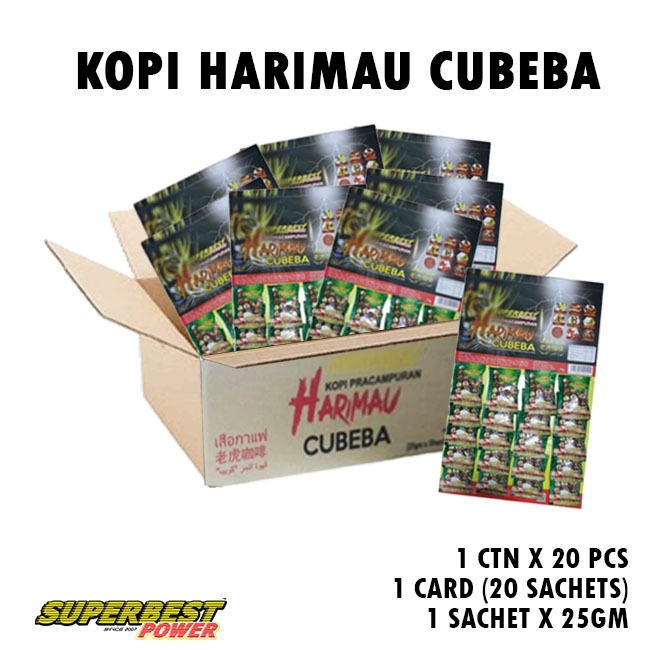 COFFEE HARIMAU CUBEBA CARD (CARTON) | Shopee Malaysia