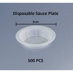 [500PCS] PIRING SOS KECIL / DISPOSABLE SAUCE DISH / PIRING SAMBAL ...