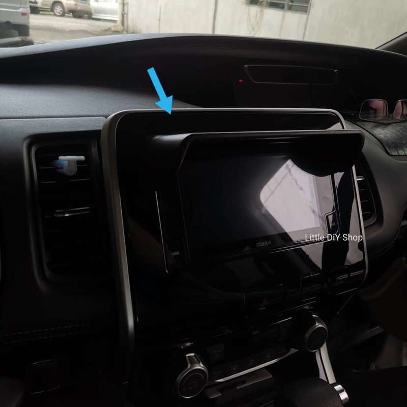 universal Car Dashboard Android Player Visor shade Block sun shade ...