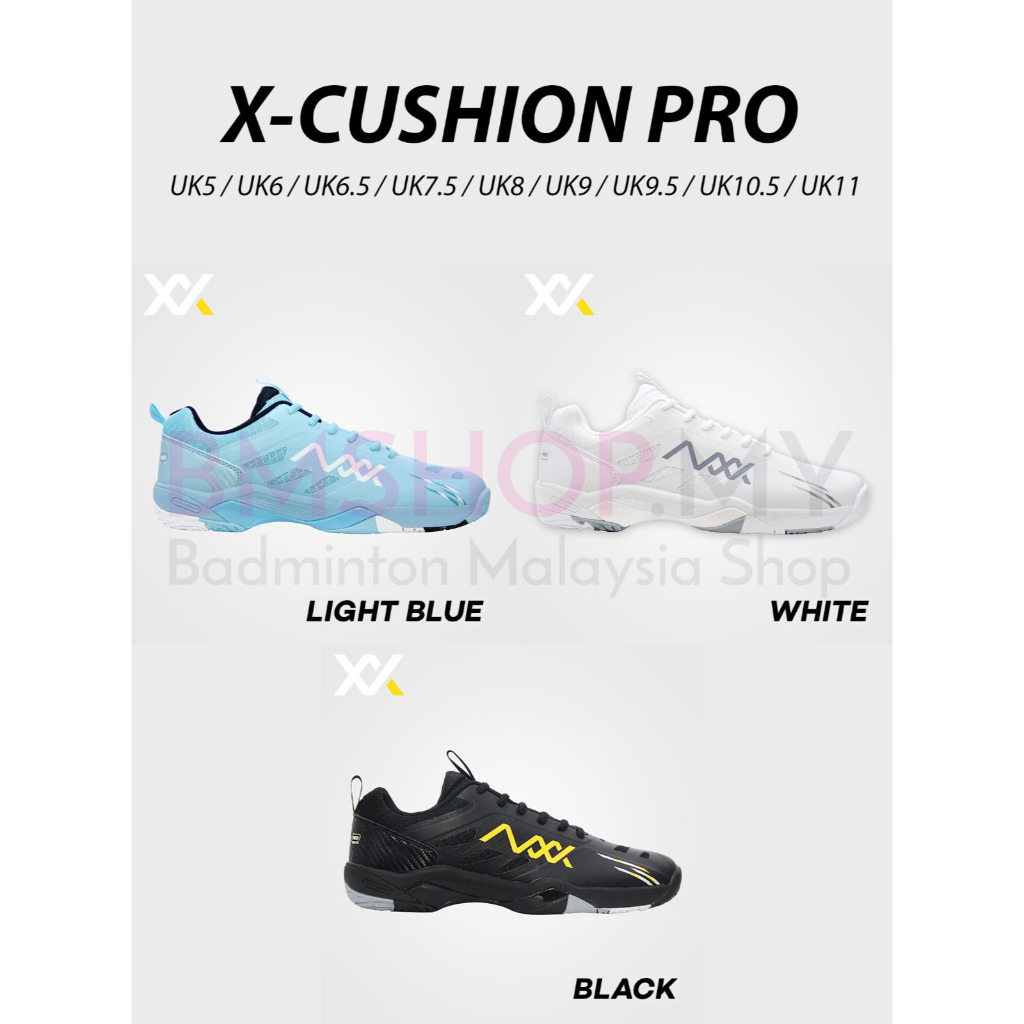 MAXX Shoes X-Cushion Pro Badminton Shoes (3 COLORS) | Shopee Malaysia