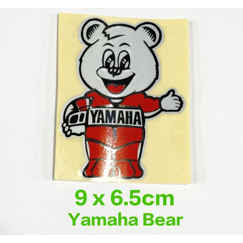 Sticker Yamaha Bear Rxz /Bendera Malaysia (pantulan cahaya) | Shopee ...
