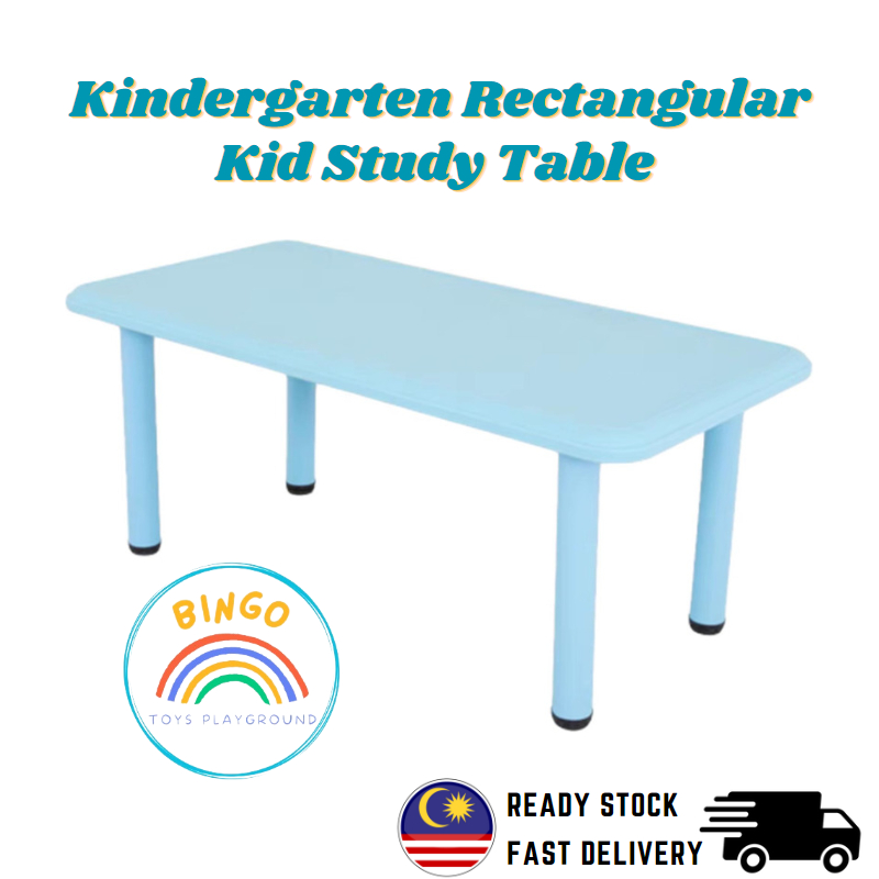 Kindergarten Rectangular Kid Study Table | Shopee Malaysia