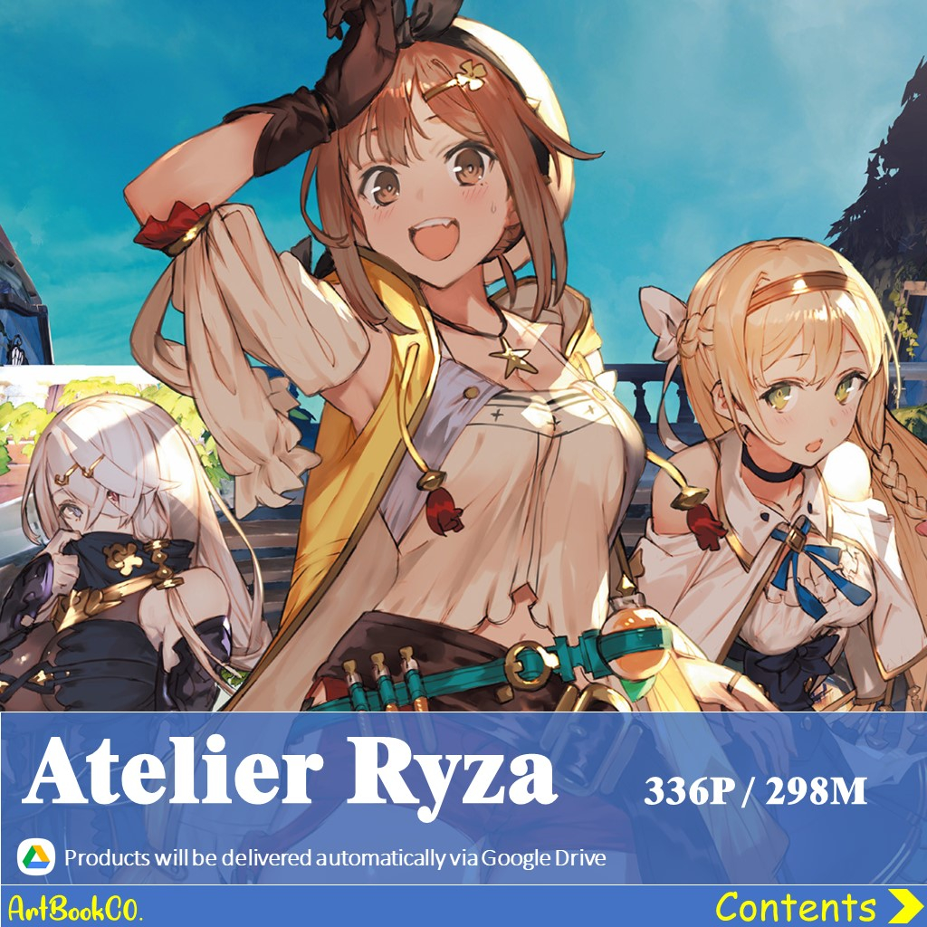[DIGITAL]⚡Atelier Ryza Illustrations / Artworks | Shopee Malaysia