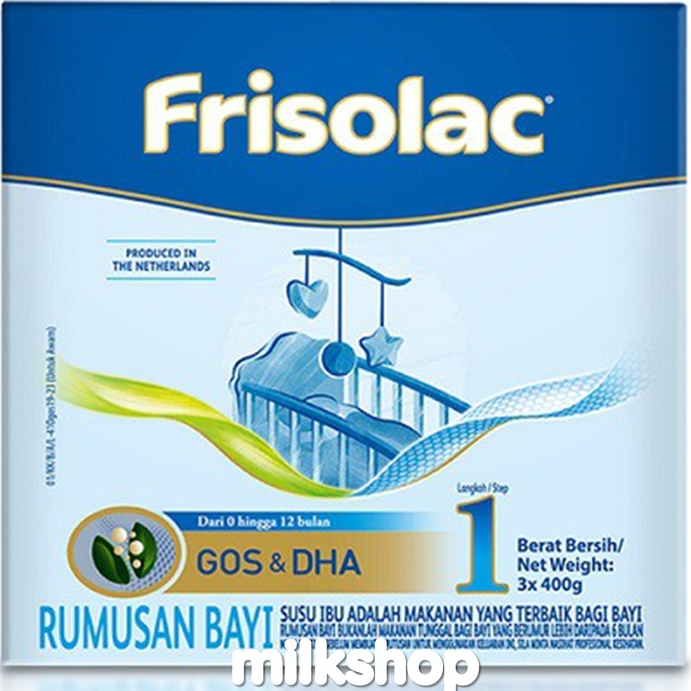 Frisolac Step 1 1.2kg | Friso Gold Langkah 1 8716200729901 (3x400g) New ...