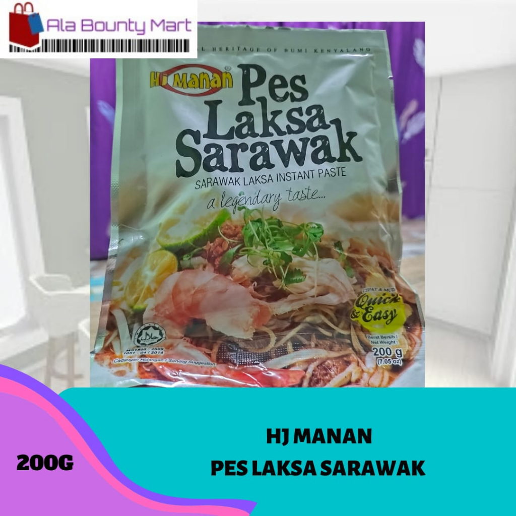 Pes Laksa Sarawak Hj Manan A Legendary Taste Halal 200g Exp: 11.05.2025 ...