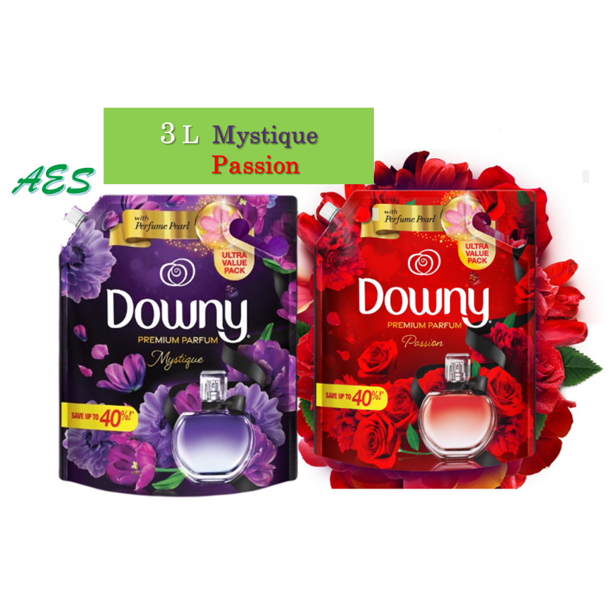 Downy Premium Parfum 3L Mystique/Passion Concentrate Fabric Conditioner ...