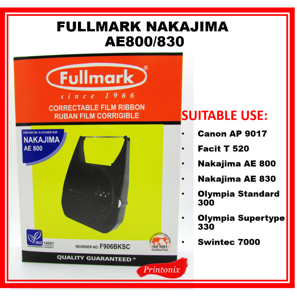 Fullmark Nakajima AE800 AE830 (F906BKSC) for Nakajima AE 800 830 Olympia 300 330 Swintec 7000 ...