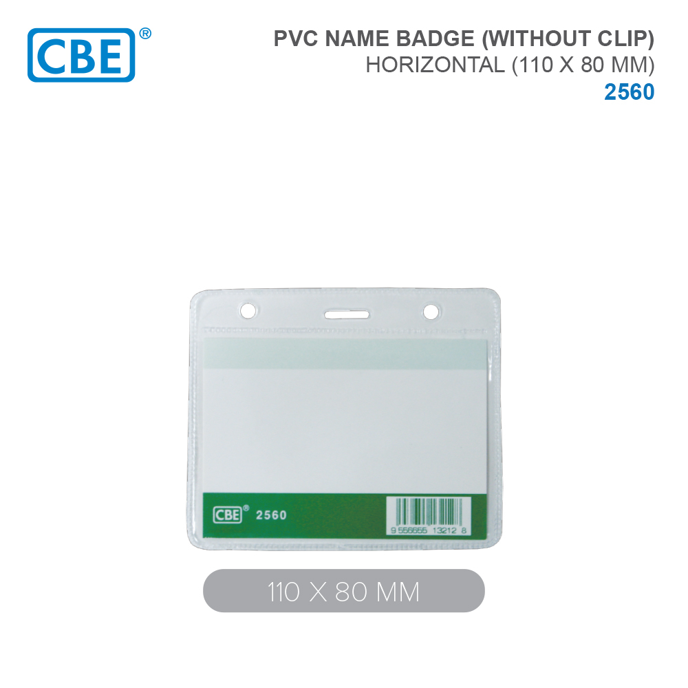 CBE PVC Name Badge | ID Card Holder (Without Clip) | Shopee Malaysia