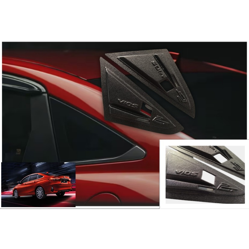 TOYOTA VIOS 2023 REAR SIDE WINDOW COVER | Shopee Malaysia