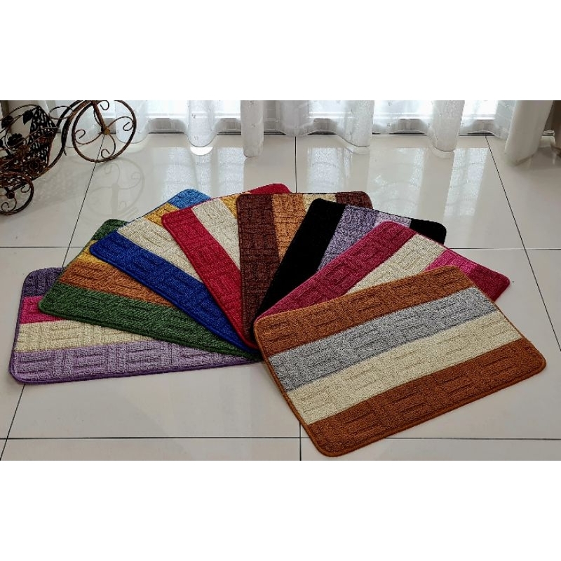 Alas kaki 40cmx60cm Anti Slip Corak Line Serap Air. READY STOCK ...